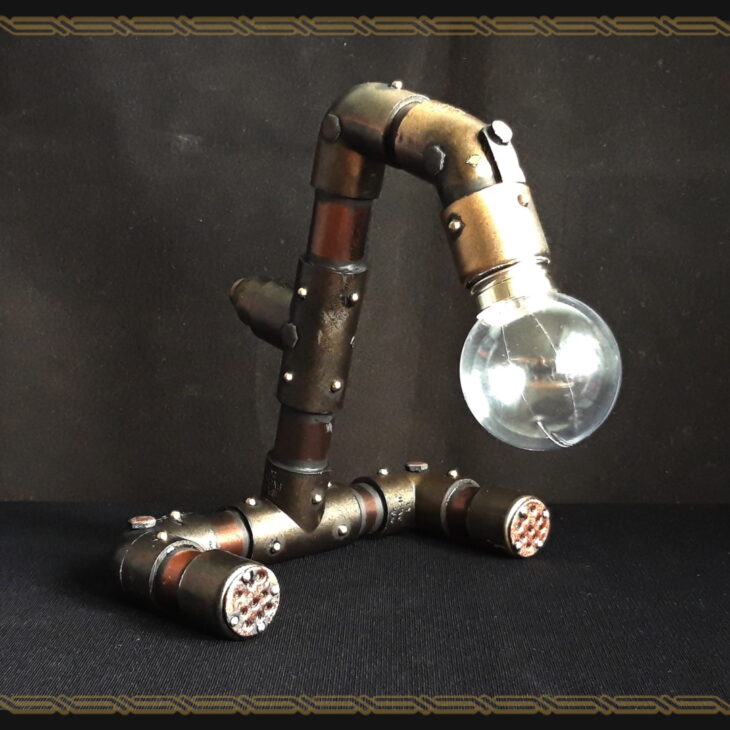 Steampunk Desk Lamp 0153T0001 • Yorkshire Phoenix Arts